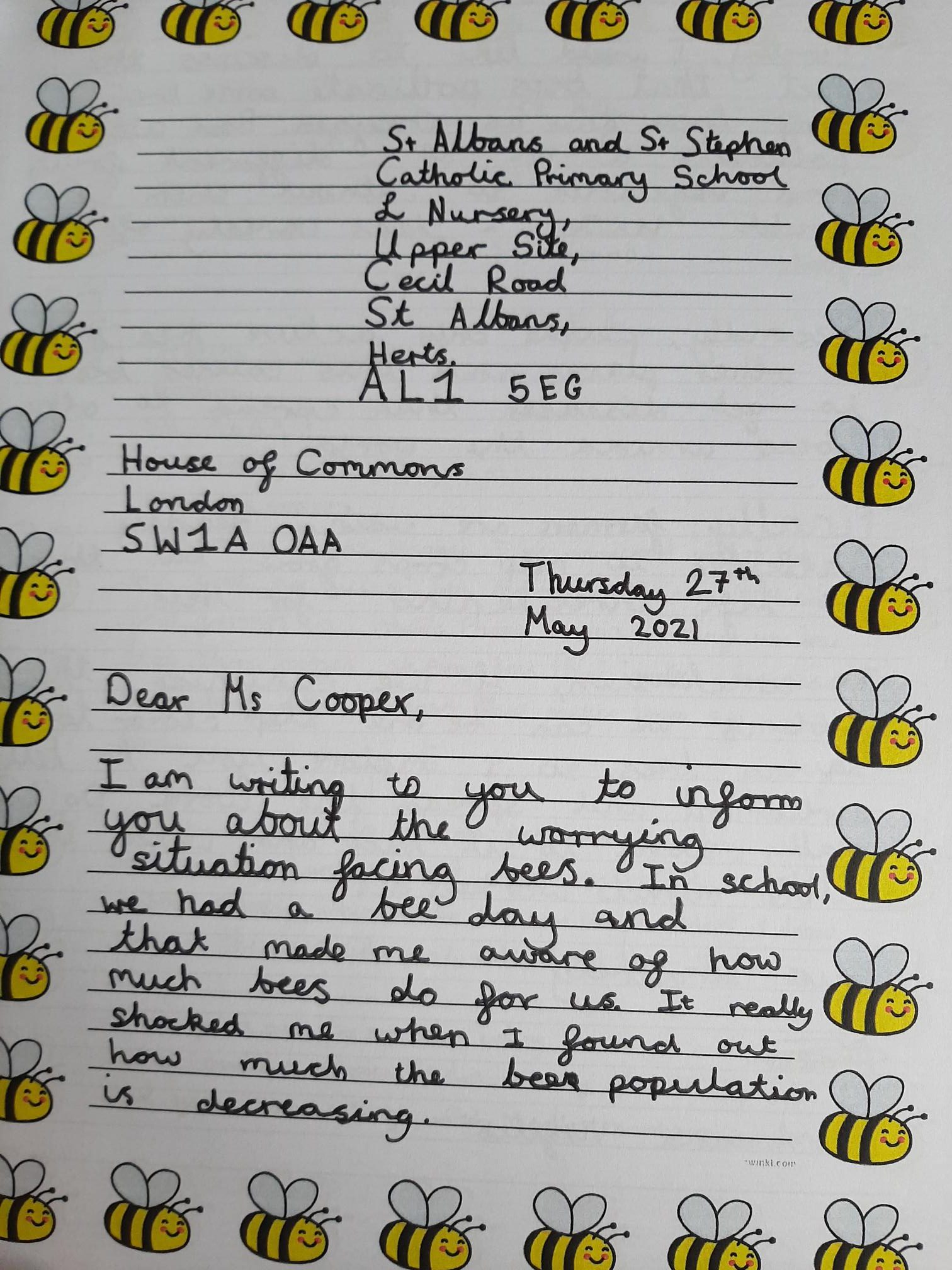 Save the Bee Letters!