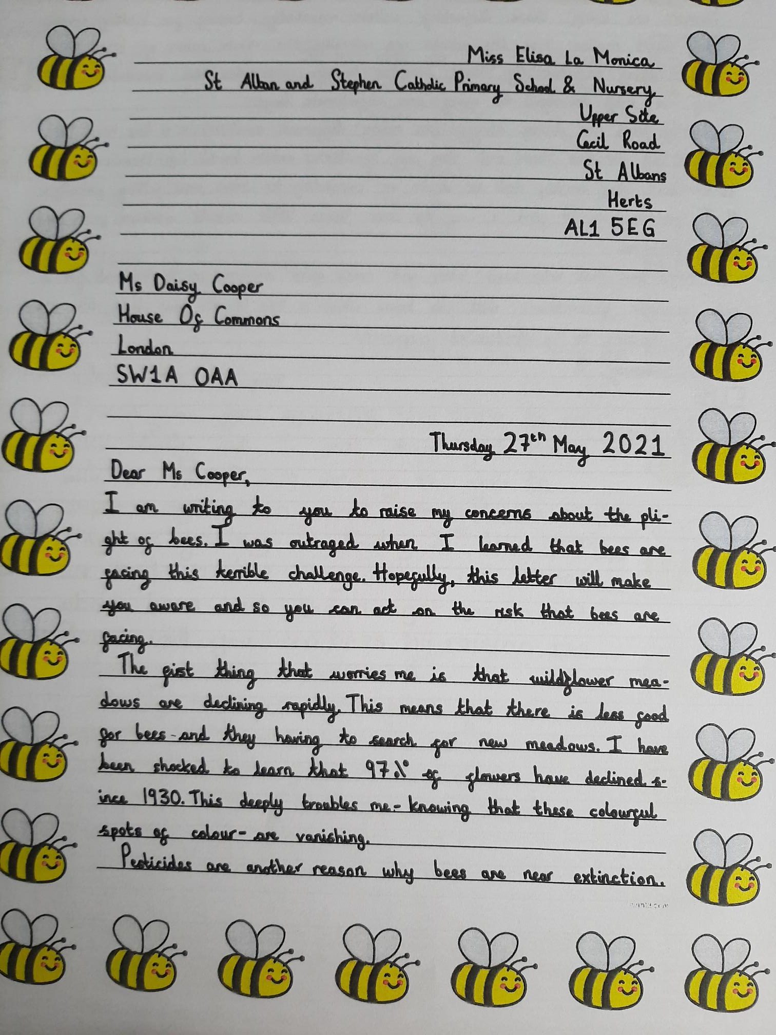 Save the Bee Letters!