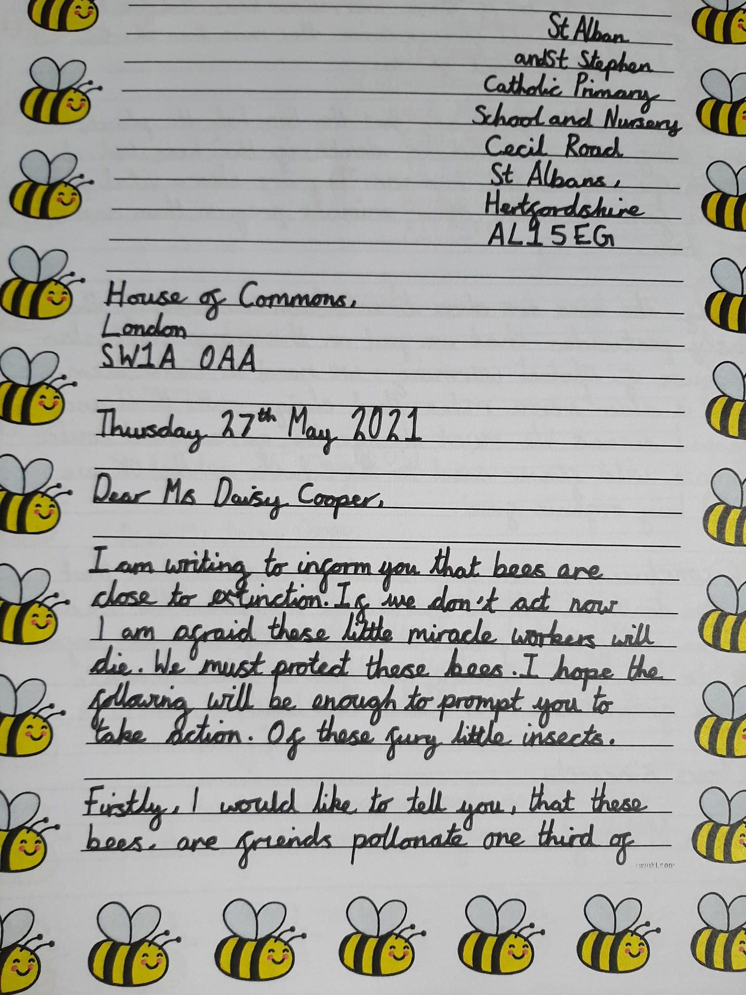 Save the Bee Letters!