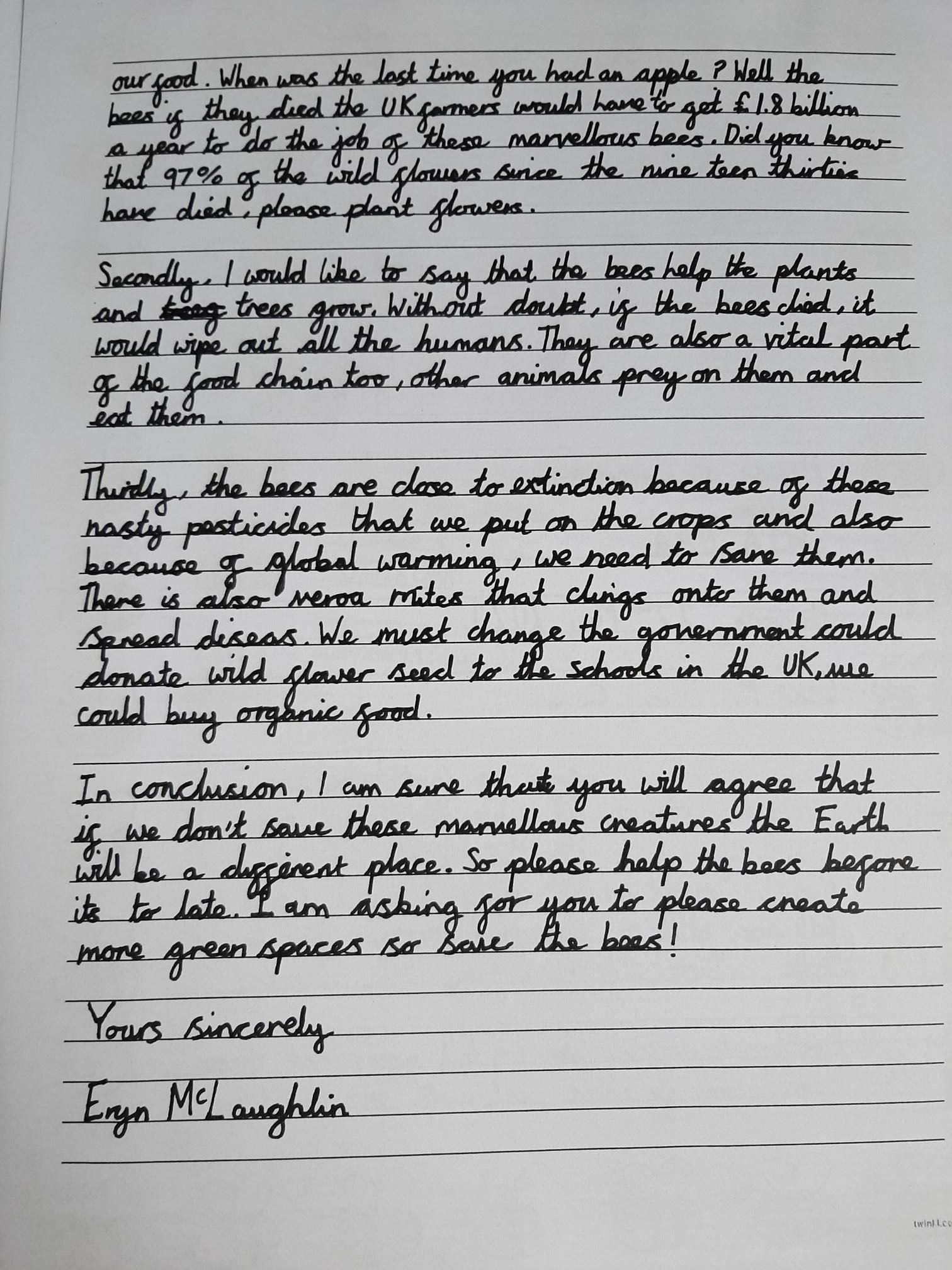 Save the Bee Letters!