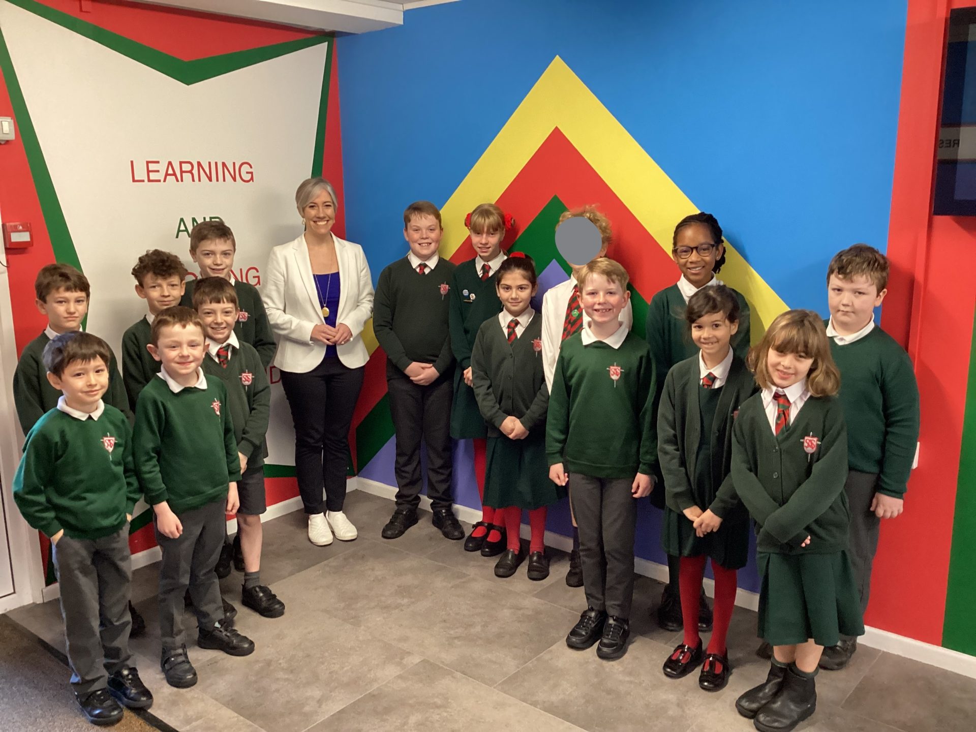 Daisy Cooper visits SSAS School Council