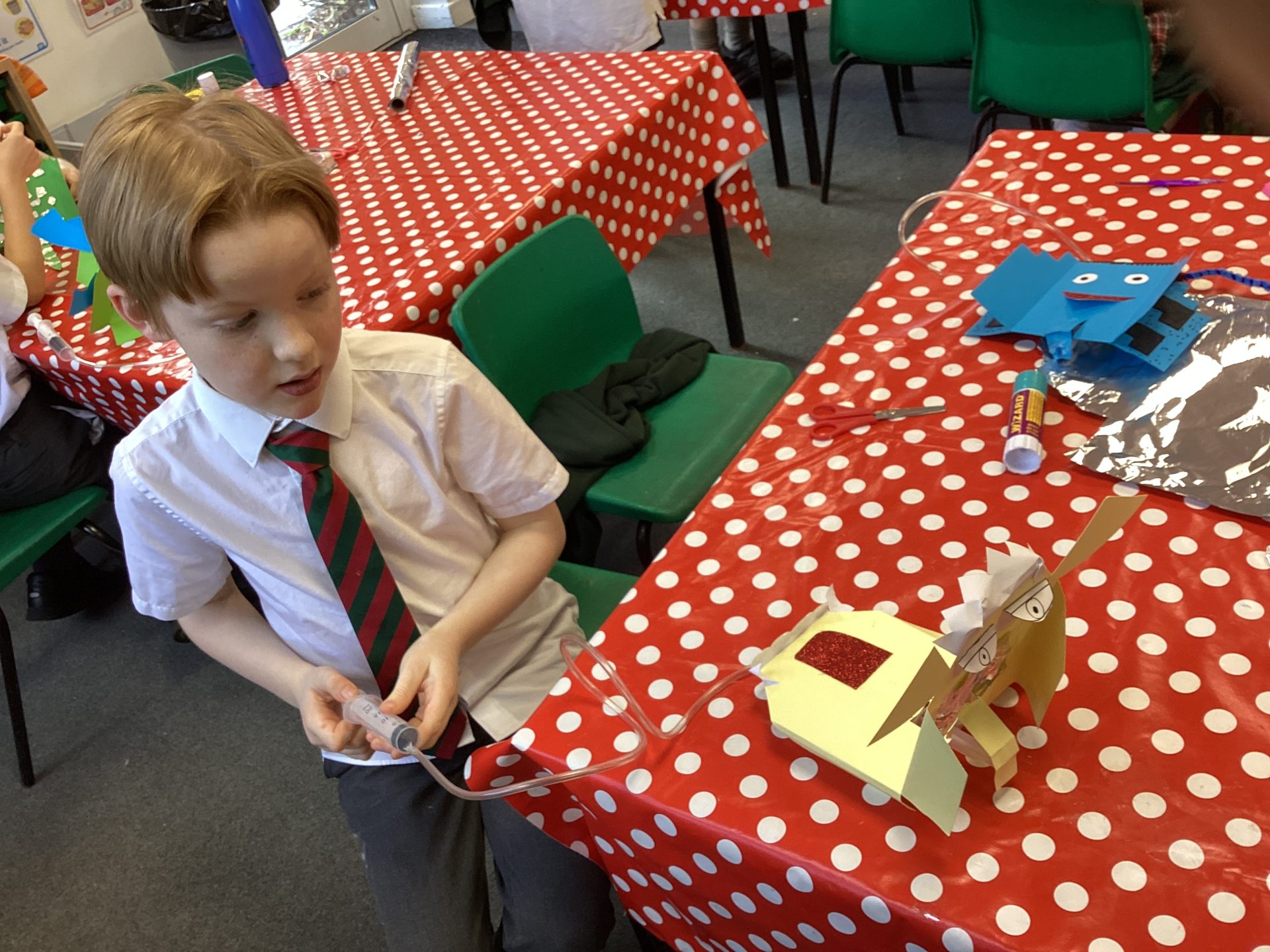 Year 3, Science week and Pneumatic Monsters!